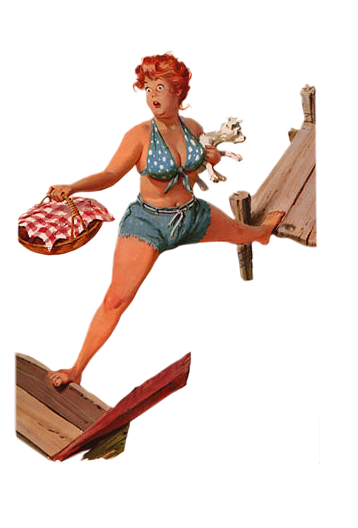 Forgetmenot Fat Women Hilda Pin Up