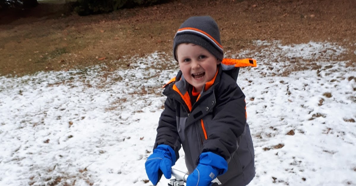 Coldstream Corner: Enough Snow for L'il Man