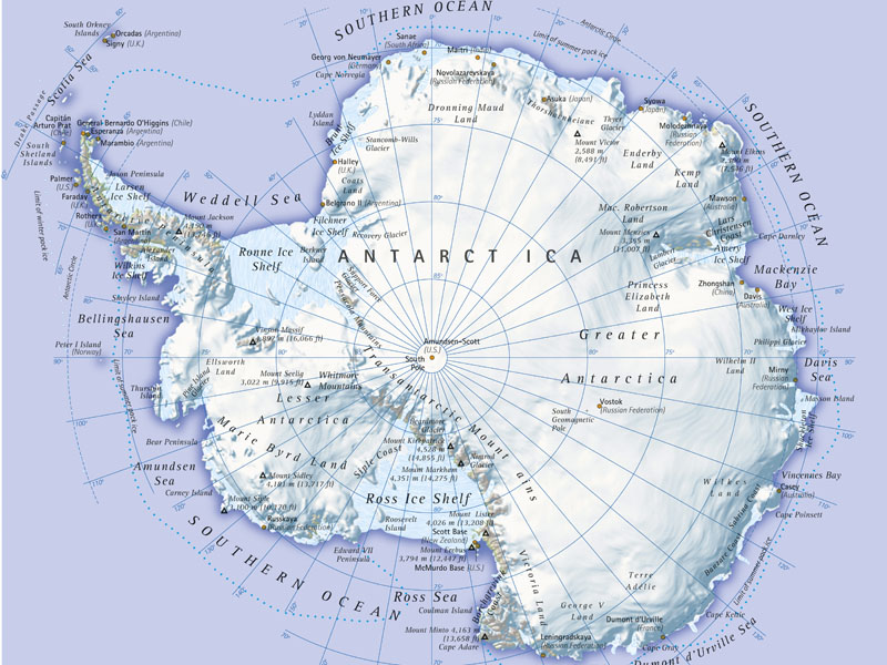 Large Detailed Map Of Antarctica Antarctica Large Large Detailed Map Of Antarctica Antarctica Large