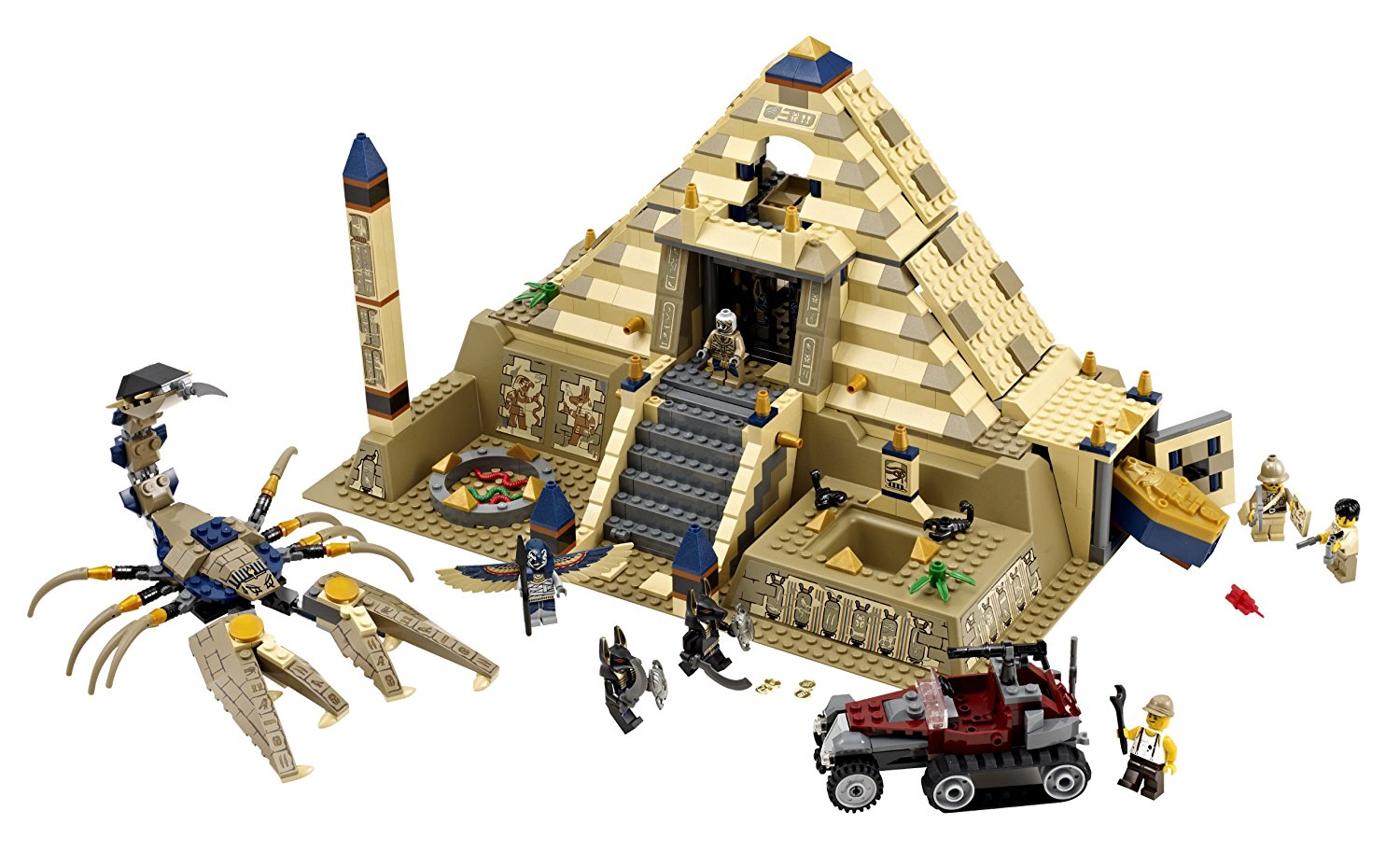 BLOG DOS BRINQUEDOS: LEGO Pharaoh's Quest Scorpion Pyramid
