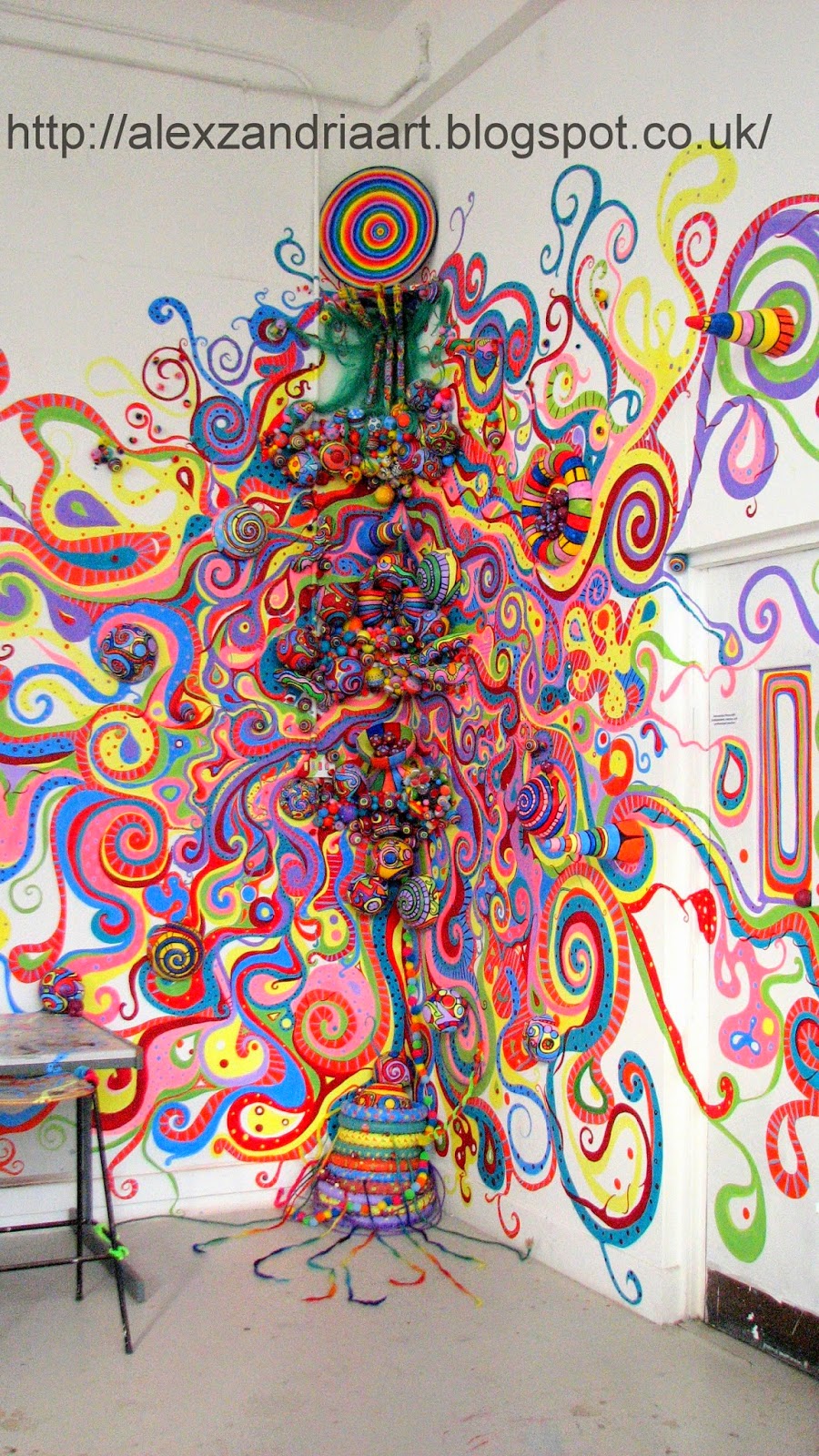 Alexzandria Art : Psychedelic Brain Bug