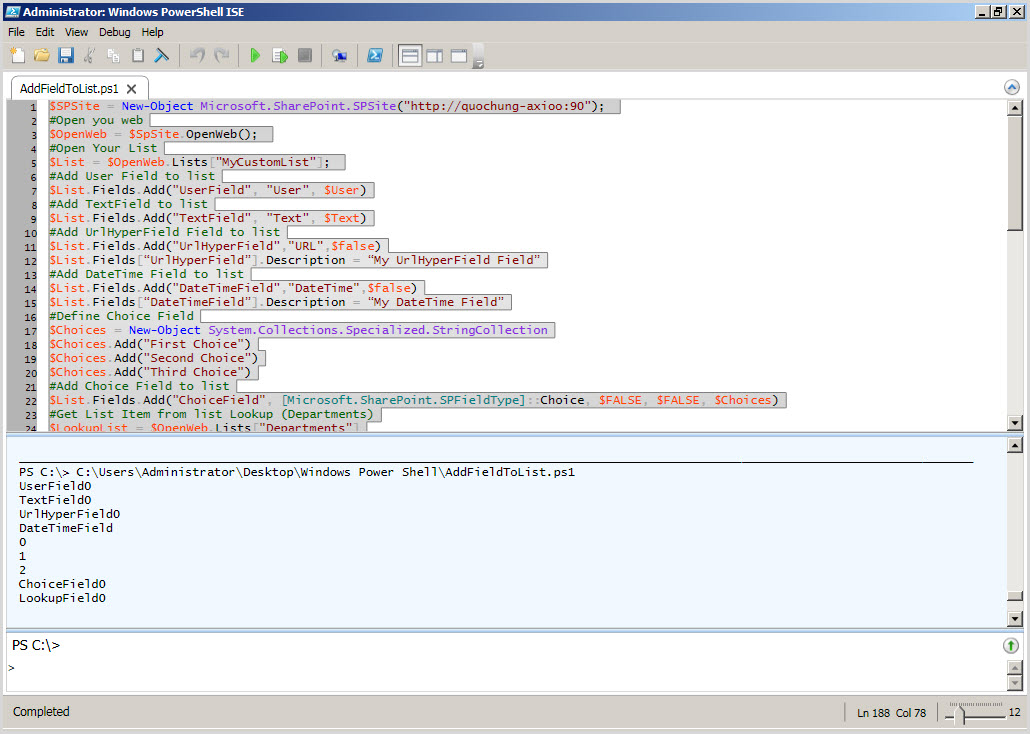 Share knowledge sharepoint: How to Create Fields to Sharepoint List by ...