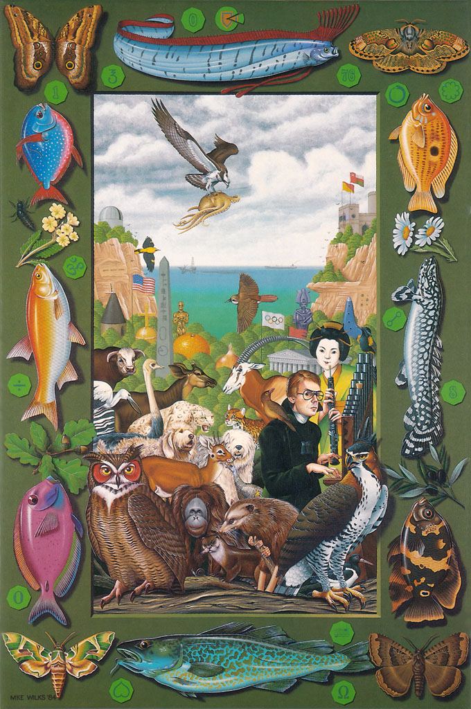 Painting of Mike Wilks artist, Mike Wilks paintings