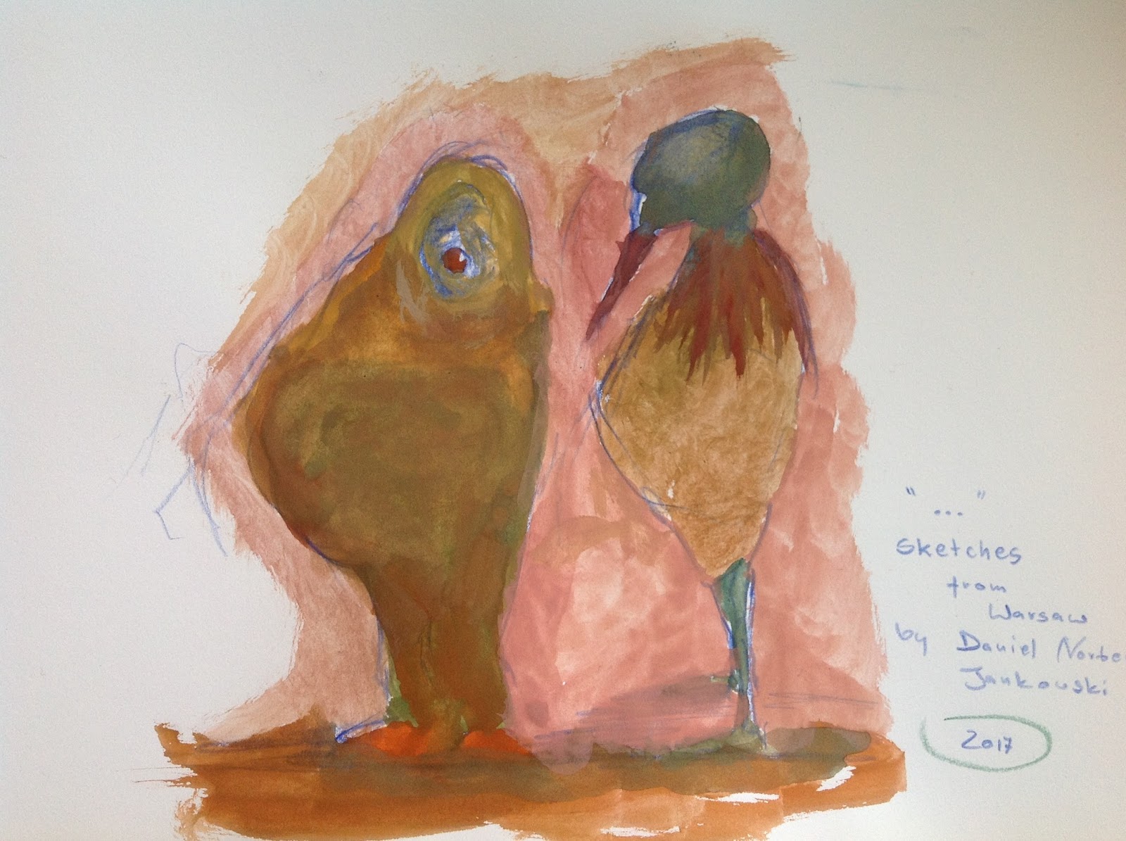 Daniel Norbert Jankowski _ DRAWINGS / watercolors / sketches