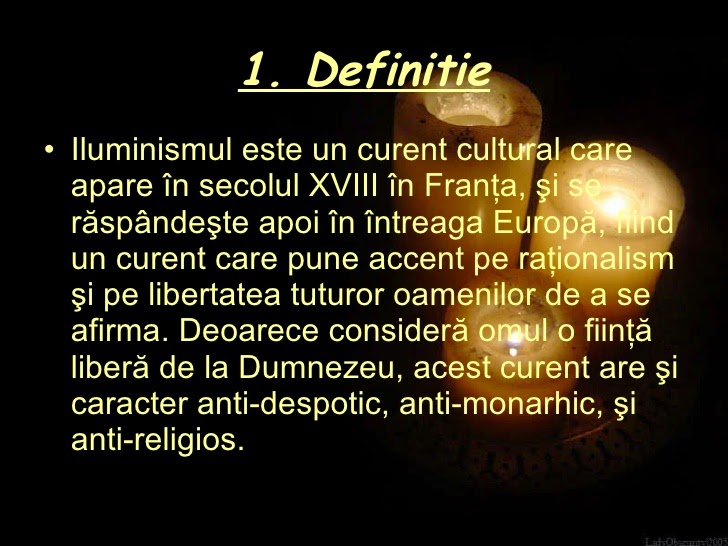 Agenda Elena Bîtca: Iluminismul(Limba și literatura română)