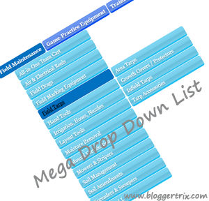 Attractive CSS3 Mega Drop Down Menu List - newfullex