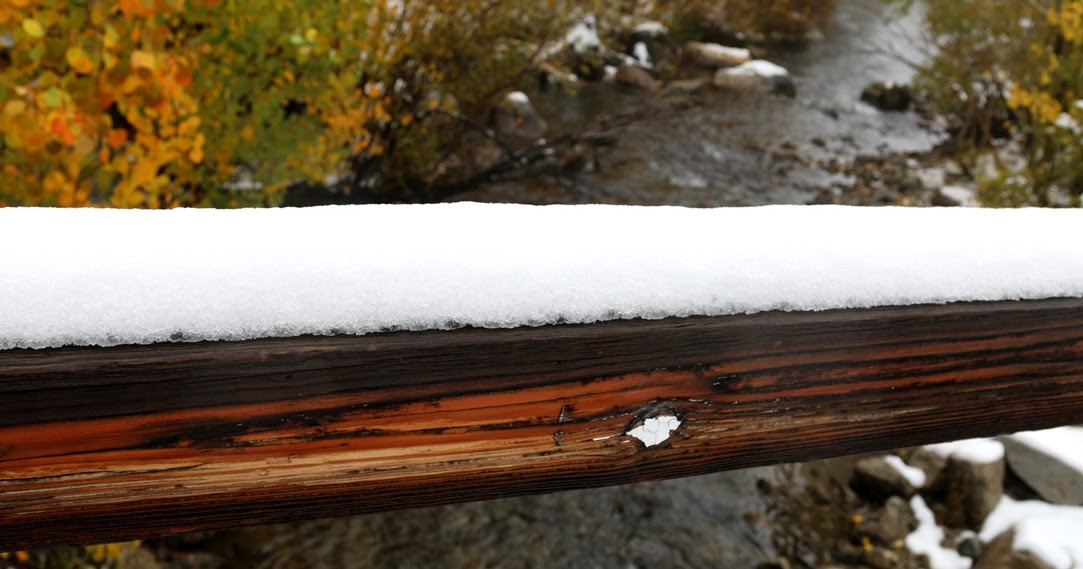 A photo, A thought............: Observation: Snow abstract....