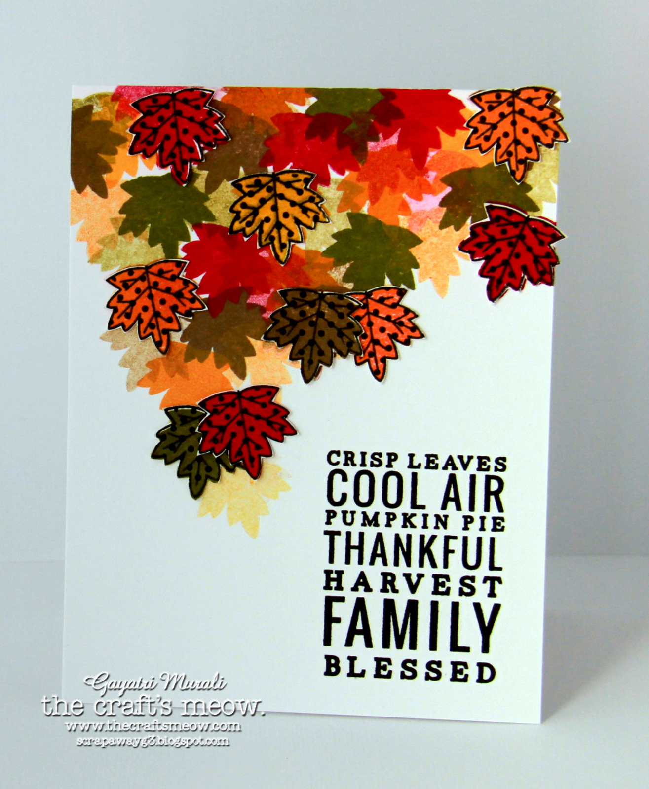 Handmade by G3: Introducing Speaking of Fall - Day #2 preview of The ...