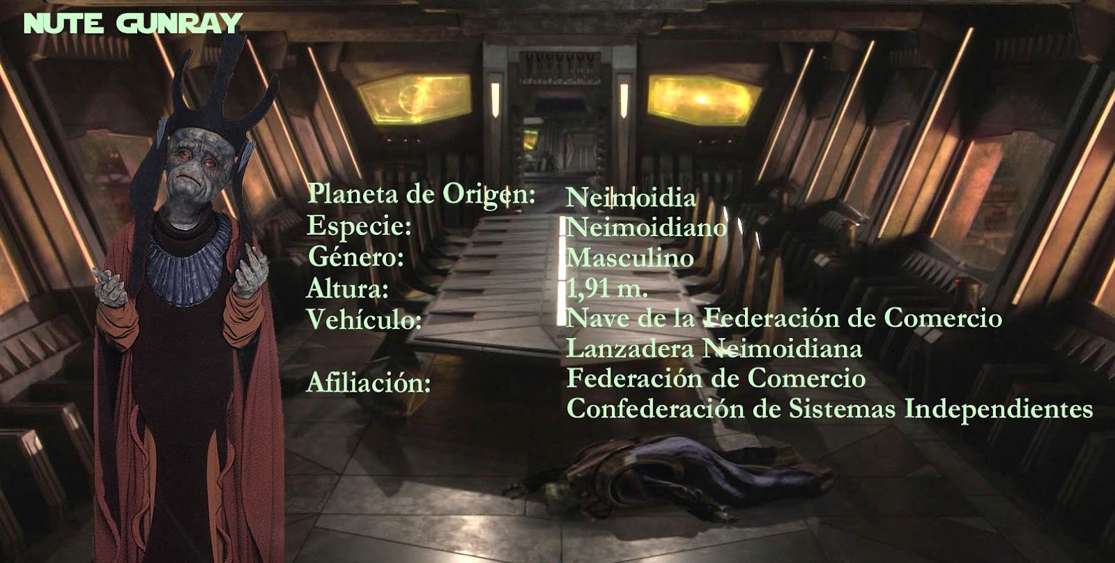 Distrito Star Wars: Nute Gunray