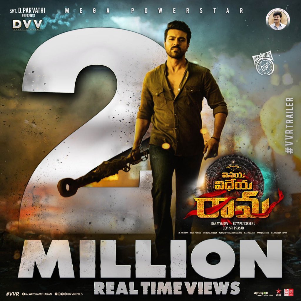 Vinaya Vidheya Rama Trailer Views Posters - Latest Movie Updates, Movie ...