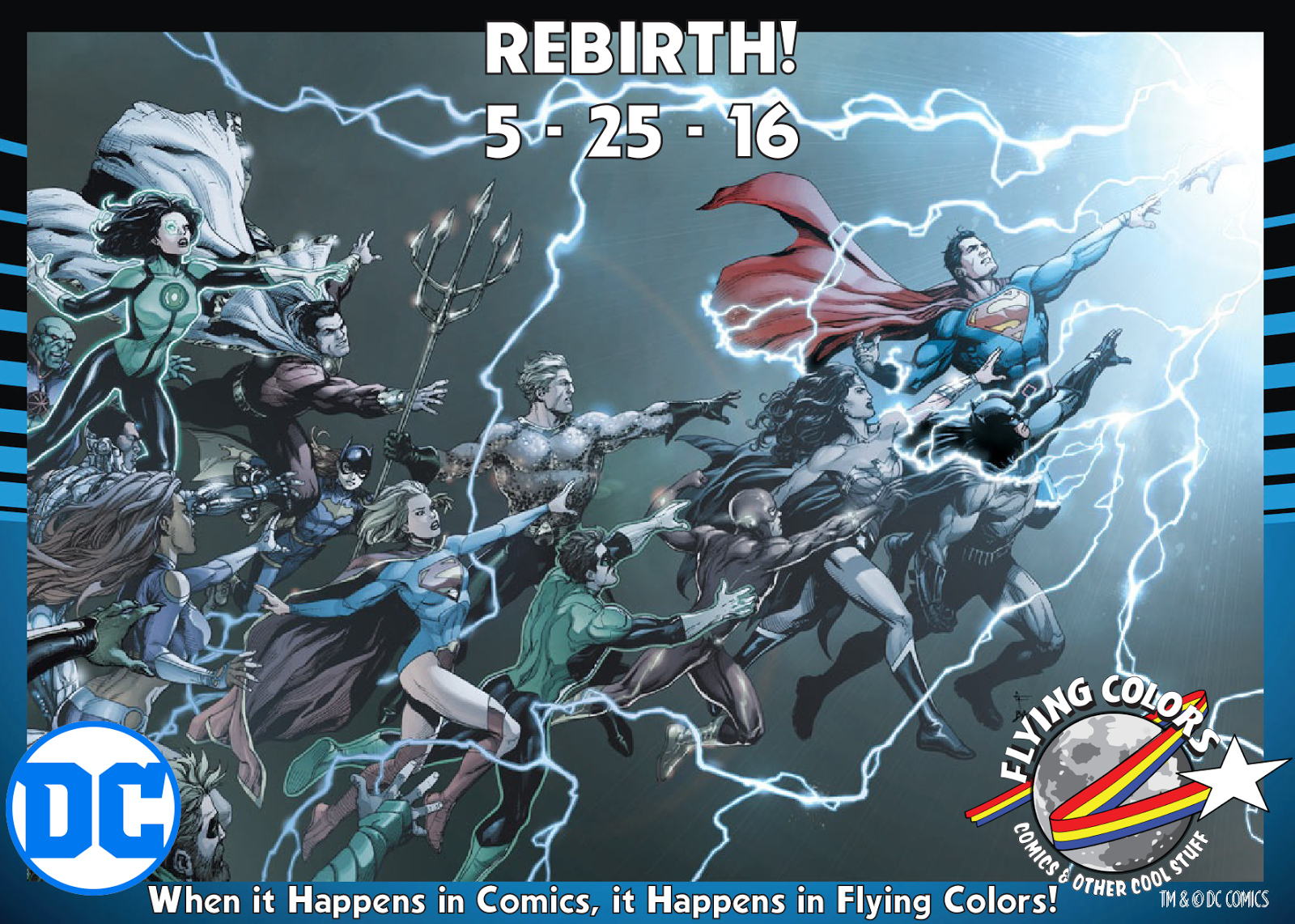 Flying Colors News and Views: DC Universe Rebirth!