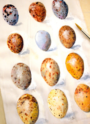 The Red Door Studio: Tutorial: Painting Bird's Egg