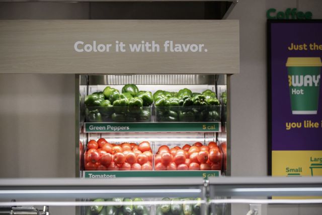 Subway Showcases Veggies in New Store Design