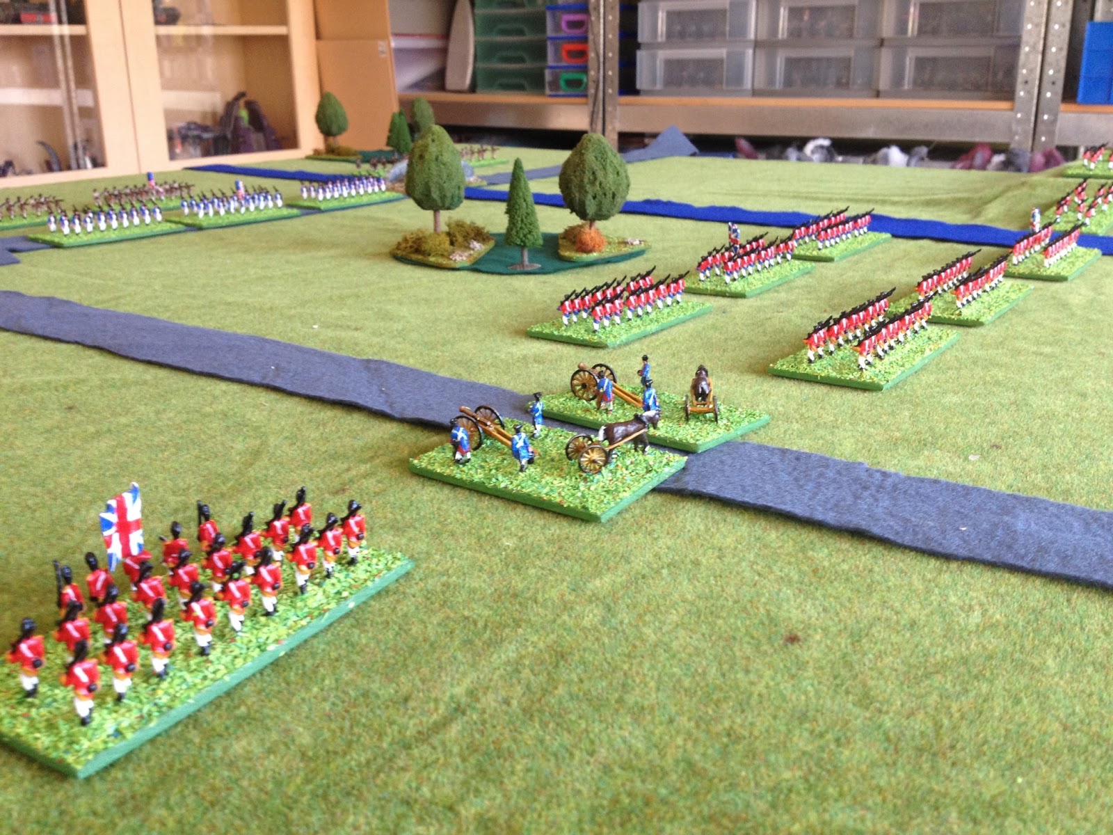 Grid based wargaming - but not always: AWI and One Hour Wargames