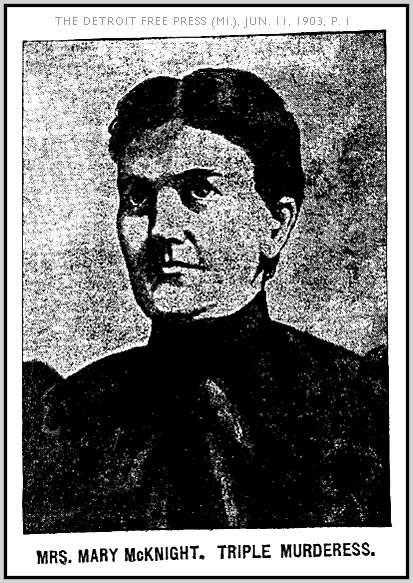 Unknown Gender History: Mary McKnight: Michigan Black Widow Serial ...