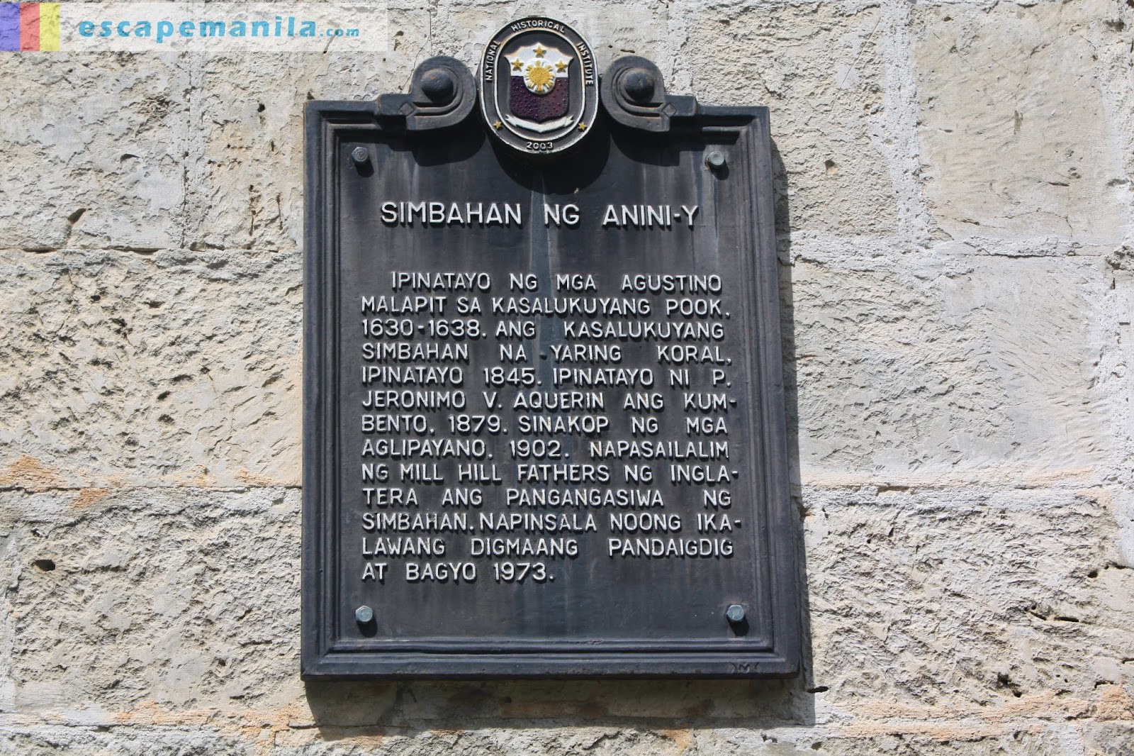 Day 37 of PHL50 : Visiting the Town of Anini-y, Antique - Escape Manila