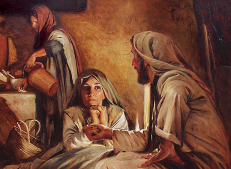 Faith Casts Out Fear: *Christ Teaching Mary and Martha*