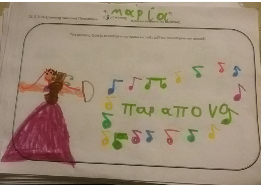 ...Το Νηπιαγωγείο μ' αρέσει πιο πολύ.: Etwinning "Mουσική Πινακοθήκη ...