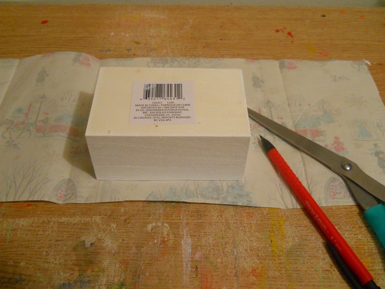 Wrapping Paper Saver DIY - Running With A Glue Gun