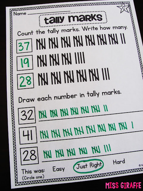 Miss Giraffe's Class: Graphing and Data Analysis in First Grade