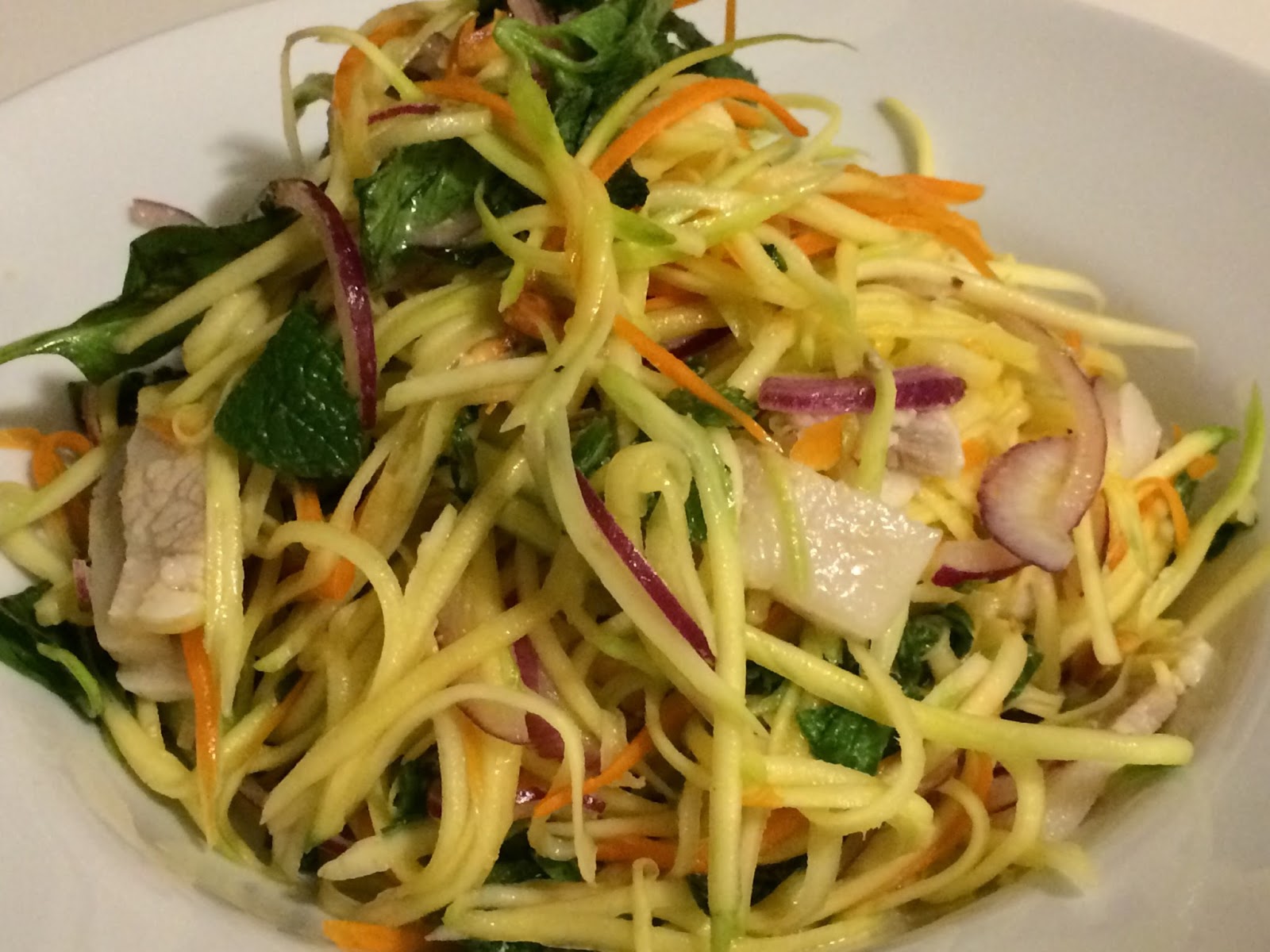 Snippets from a Khmer Soul: Khmer Mango Salad