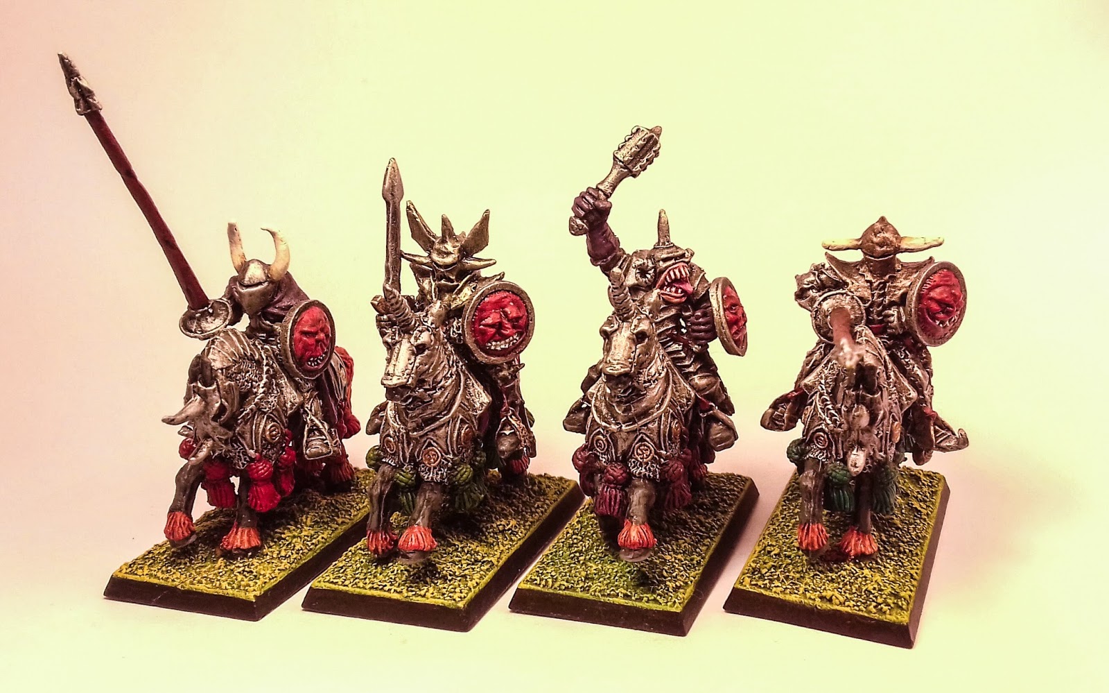 THE WORK OF SHAITAN: Citadel Chaos Knights - Foot and Mounted