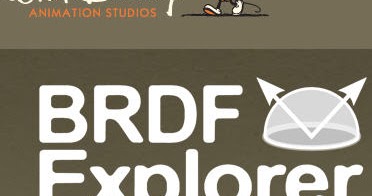 CG Taiwaner 台灣人玩動畫: 迪士尼釋出BRDF Explorer