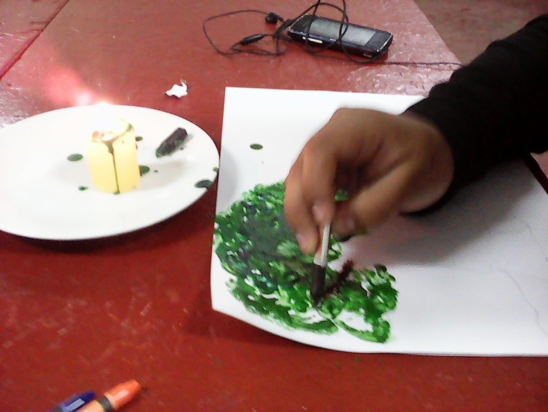 Educación y Arte: TÉCNICA CON CRAYOLAS DERRETIDAS