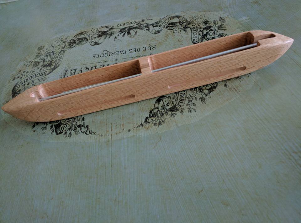 She's just a girl who creates...: Handmade Double Bobbin Boat Shuttle