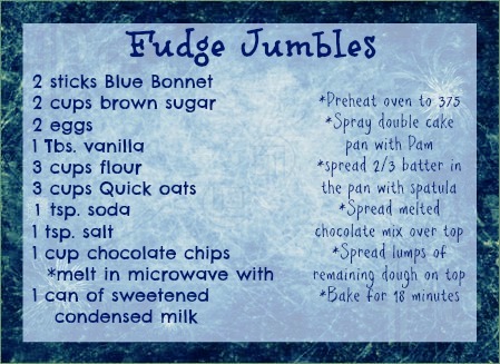 Scattering Sunshine: My 7 recipes