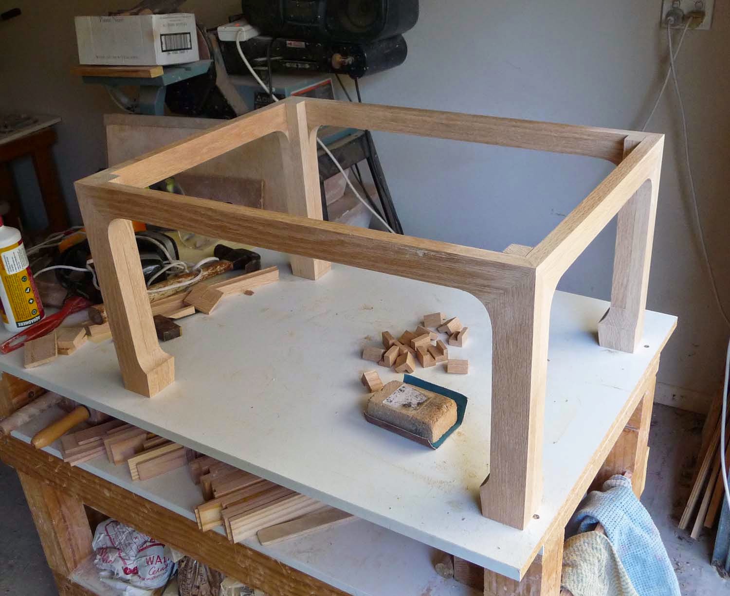 Stephen Cullum's Bonsai & Pottery: Post 163 Bonsai Table construction #3