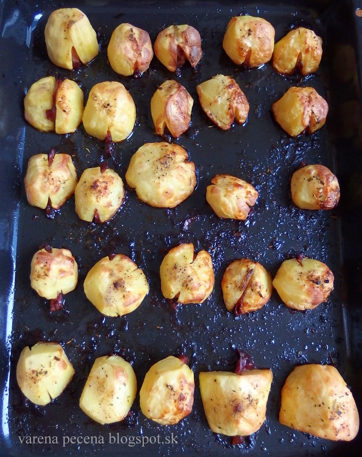 varená - pečená: Pečené zemiaky trochu inak