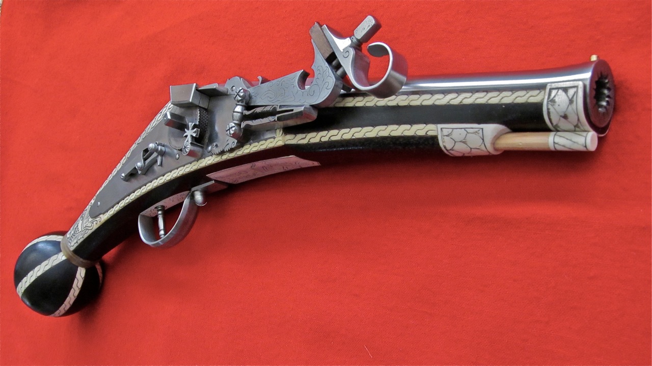 Contemporary Makers: Handmand Wheelock Pistol by Wulf Schultz