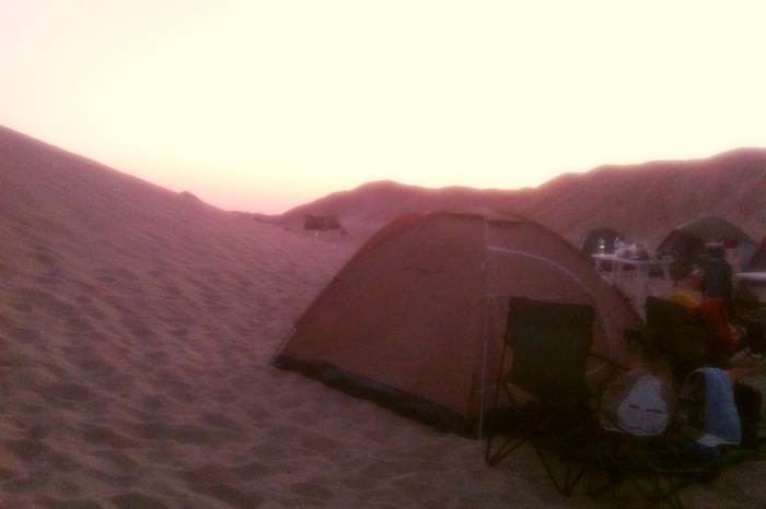 The Globetrotter Parent: Camping in the desert of Kuwait