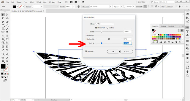 How to Warp text in Adobe Illustrator | Design Bundles