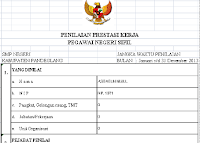 Contoh Format SKP Guru dan Kepsek PNS Aplikasi Excel Terbaru | Edukasi PPKn