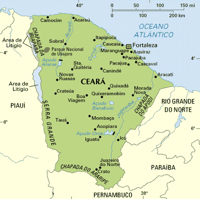 SGA Notícias: Estudo define limites entre 113 dos 184 municípios do Ceará