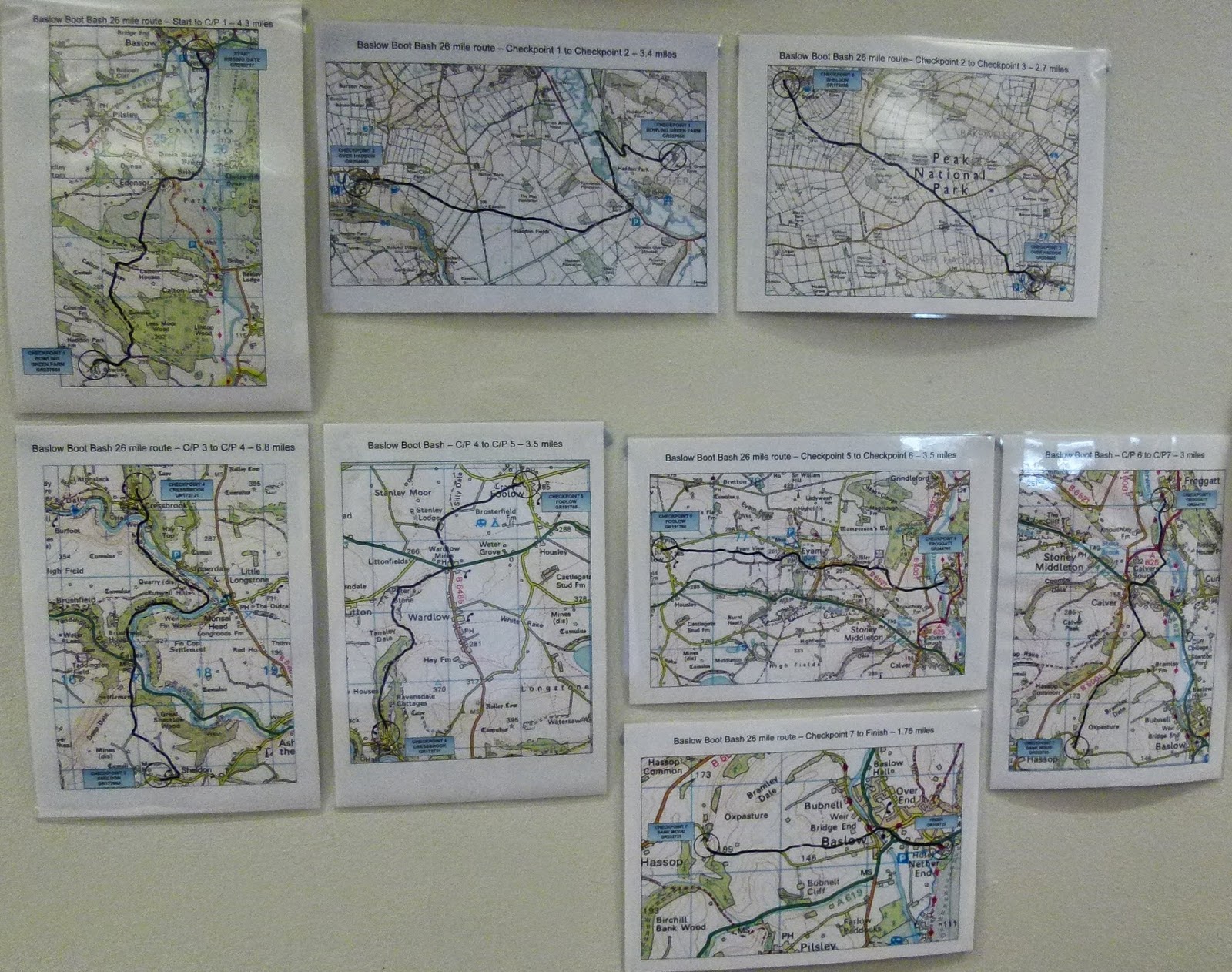 Marathon Ramblings: Baslow Boot Bash 2014, not quite what was meant to be.