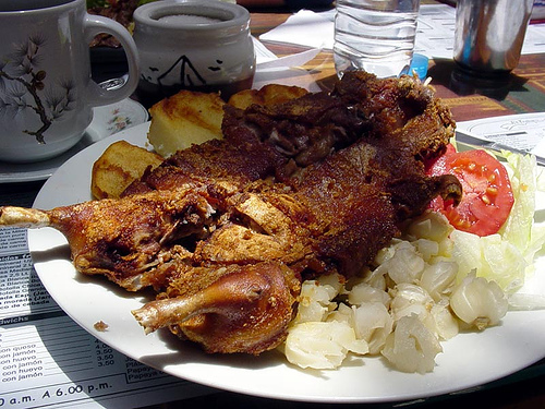 Platos Peruanos: Cuy Chactado