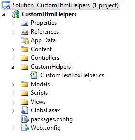 Custom TextBox HTML Helper in MVC3 Razor | 20Fingers2Brains