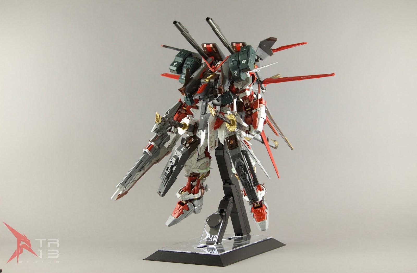 Custom Build: PG 1/60 Gundam Astray Red Frame "Raizen" Full Armour Mode
