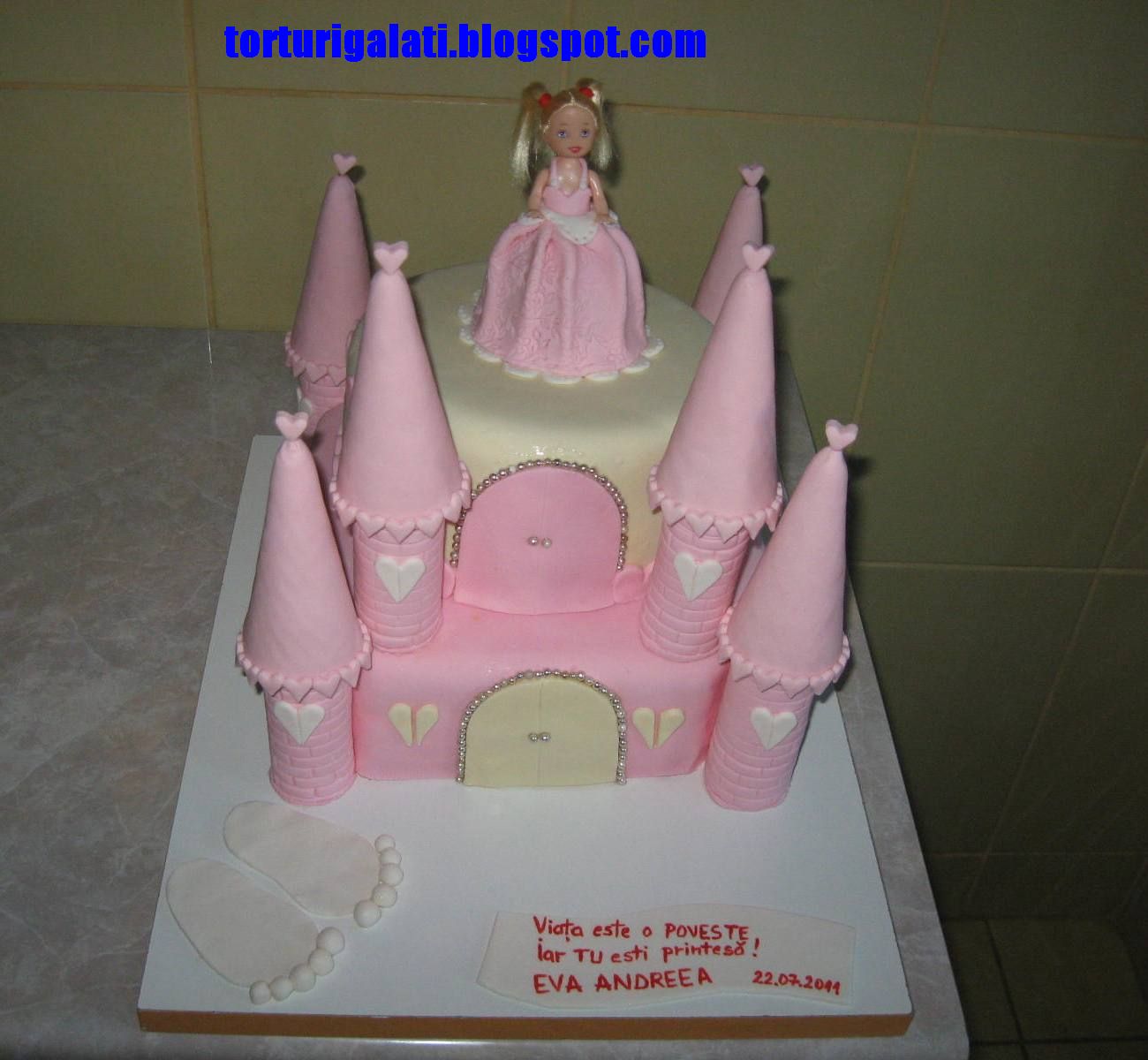 -Cellya's Cakes-: Tort-castel pt botezul Evei