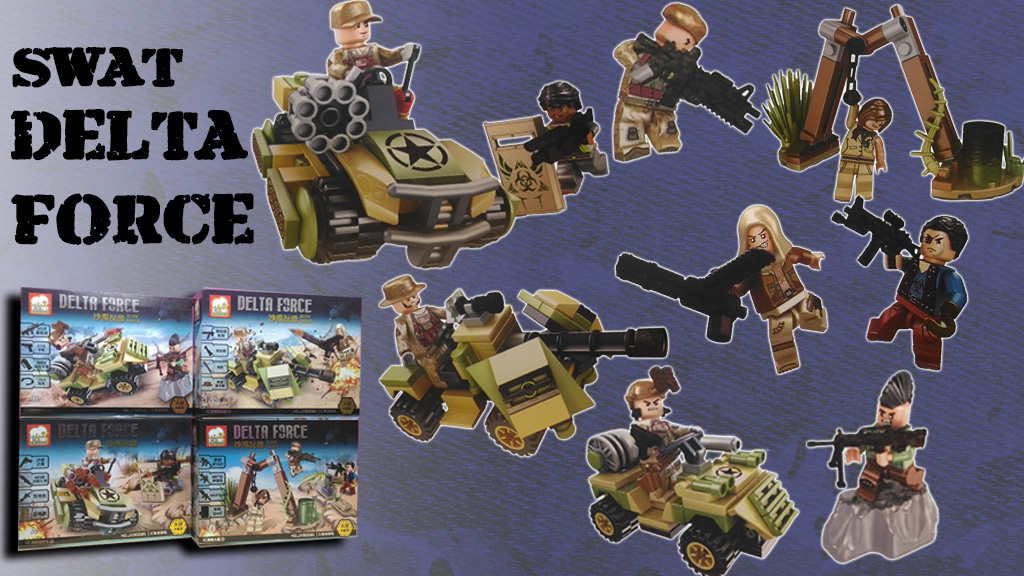 4urKid Channel: Lego SWAT - Delta Force - Bootleg Review by Elephant