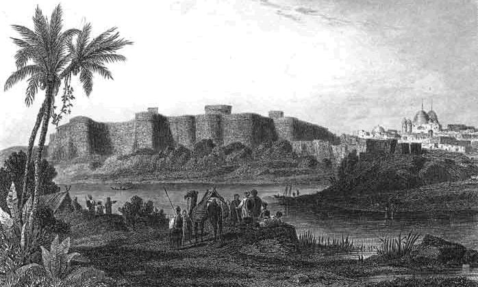 Historical Palace of Pakistan: (Old Mud Fort (Pucca Qila)Hyderabad Pakistan