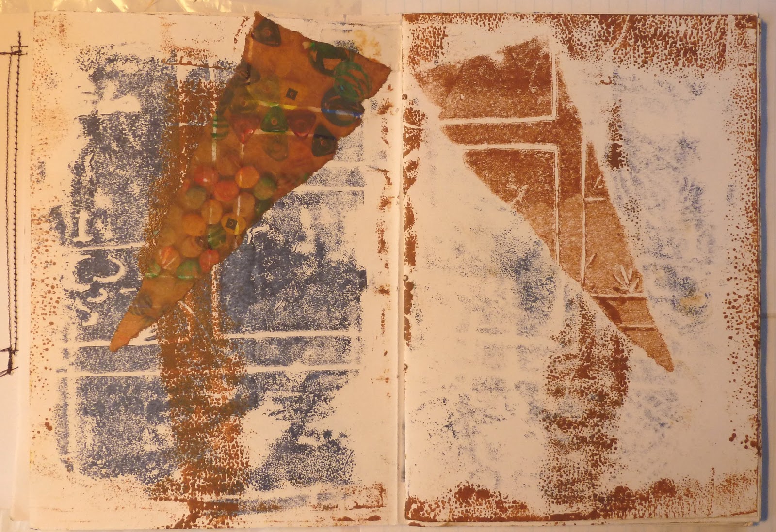 A little bit of everything: Monoprinting & a Printmaking Class