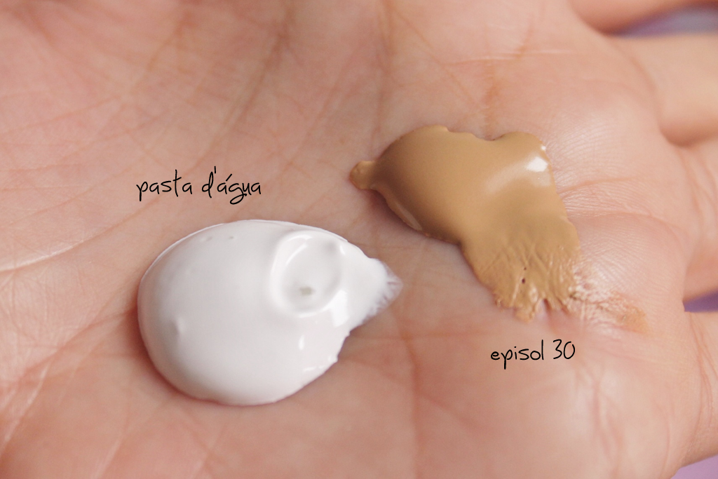 Eu Acredito em Cosméticos: Pasta d'água como protetor solar