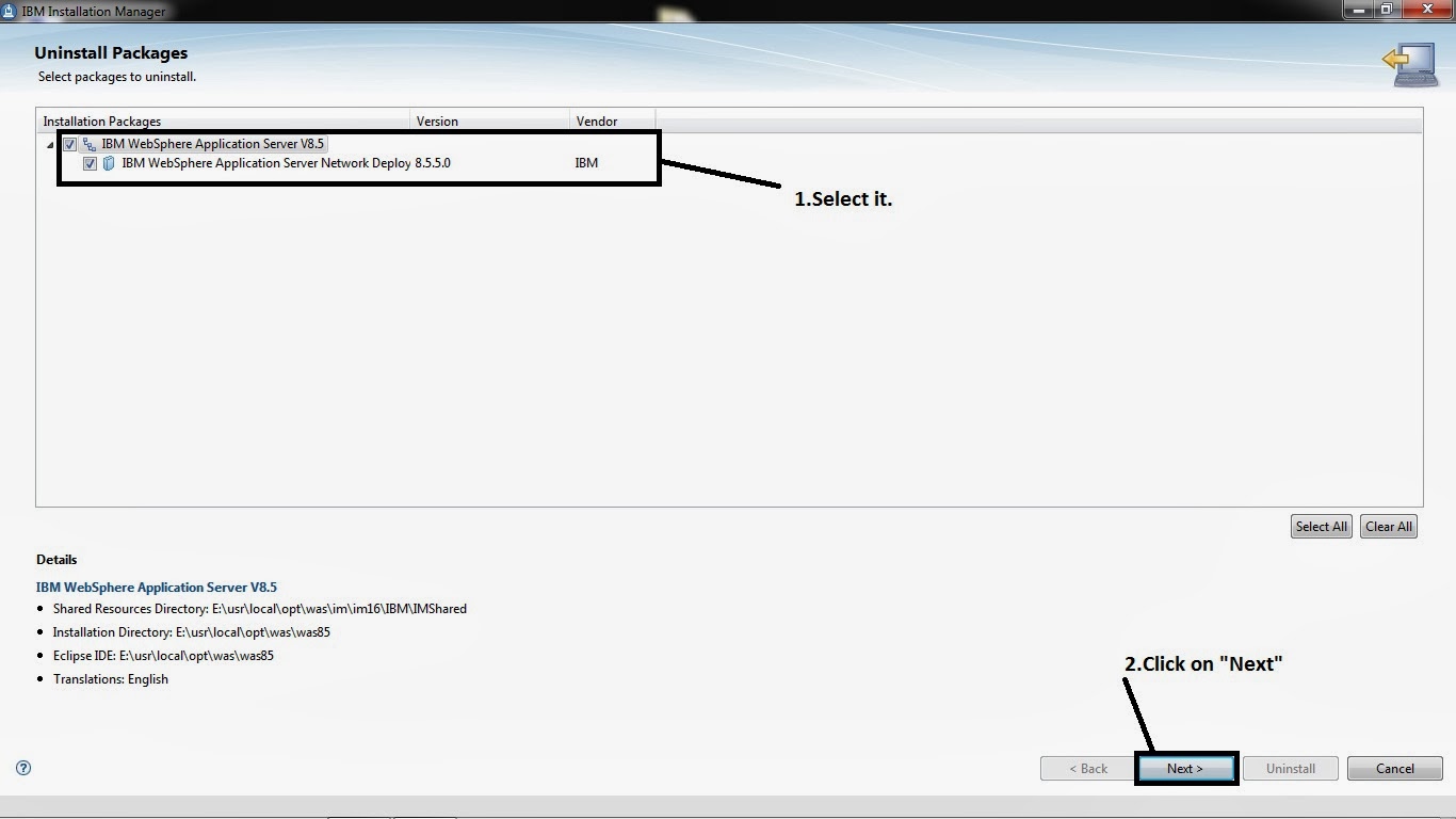 IBM WebSphere Application Server: uninstalling ibm websphere ... IBM WebSphere Application Server: uninstalling ibm websphere ...