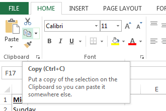 Excel Basics 101 - Uses of Cut, Copy and Paste in Excel 2013 ~ The ...