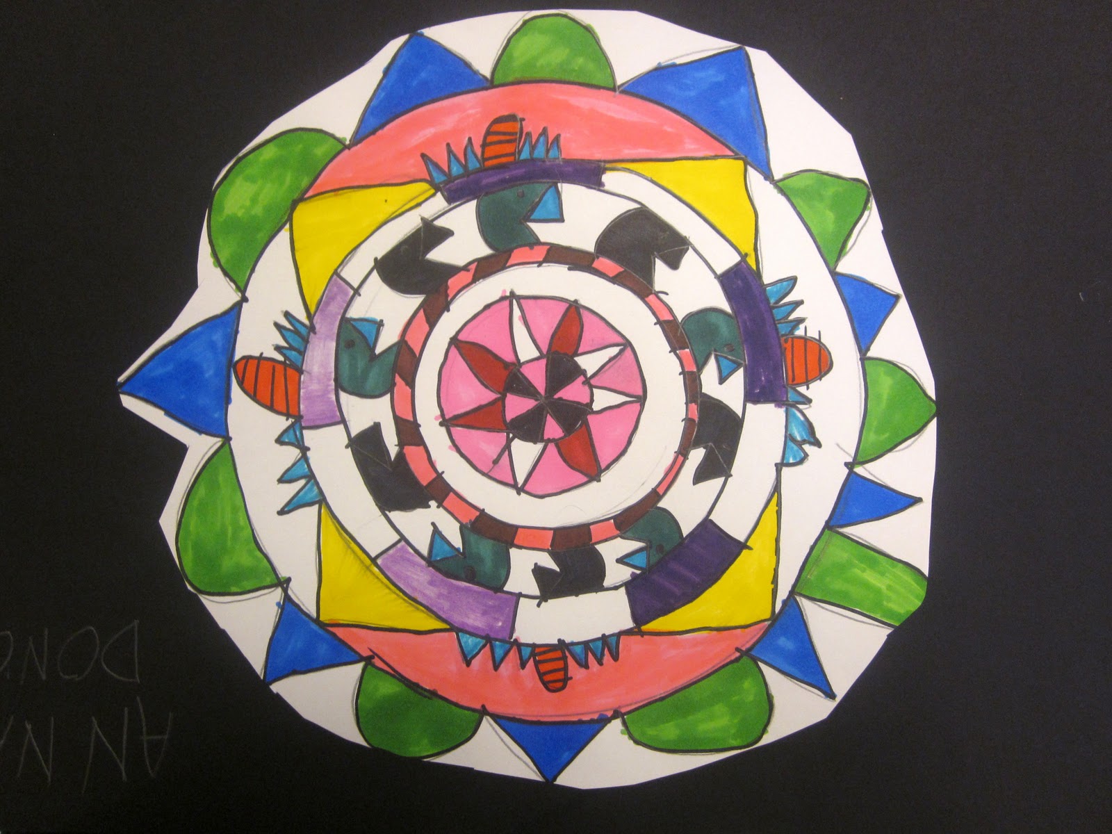 Art is Basic-- Art Teacher Blog: Radial Design-- 3rd/4th Grade