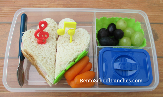 Bento School Lunches : Music themed lunches (3)